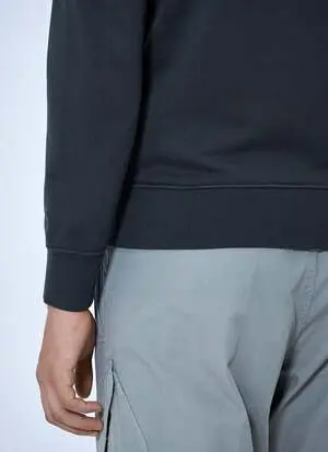 Stone Island Hooded Zip-up Sweatshirt