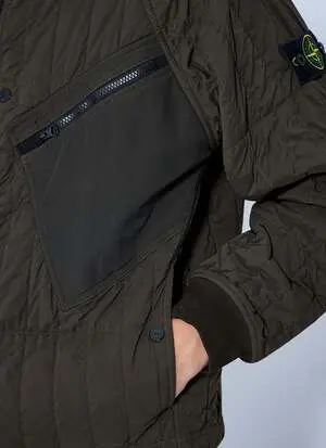Stone Island Quilted Hooded Jacket