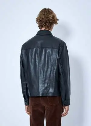 Marni Leather And Suede Panel Jacket