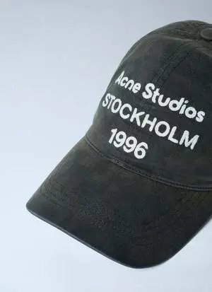 Acne Studios Logo Motif Baseball Cap