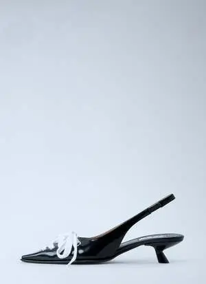 Marni Slingback Kitten Heel Pumps