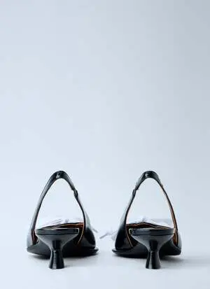 Marni Slingback Kitten Heel Pumps