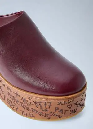 Chloé Maxime Wedge Mules