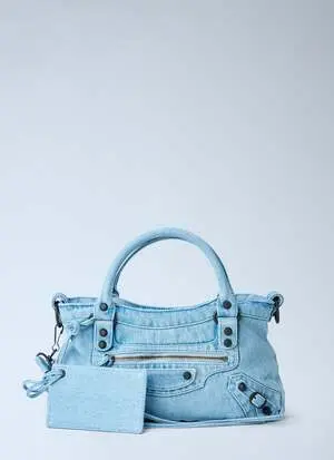 Balenciaga Balenciaga Le City First Handbag Blue