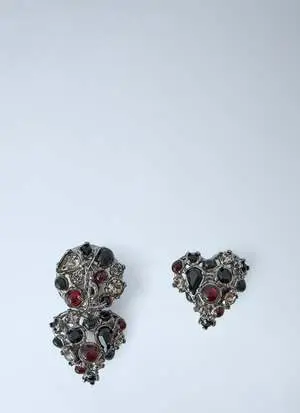 Saint Laurent Mini Heart Earrings
