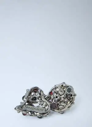 Saint Laurent Mini Heart Earrings