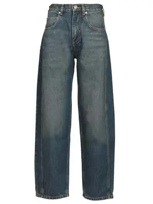 Isabel Marant Étoile Oriane Barrel Jeans - Blue