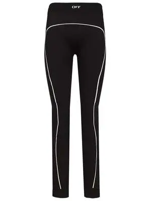 Off-White Off Stamp Leggings - Black