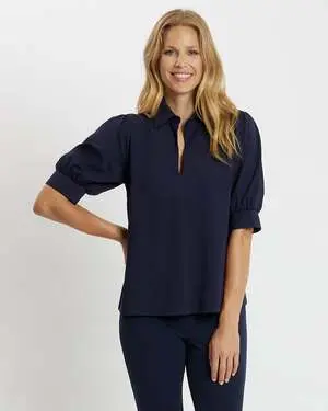 Jude Connally Katia Top Jude Ponte - Dark Navy