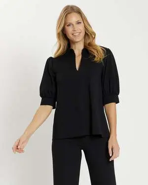 Jude Connally Katia Top Jude Ponte - Black