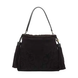 Etro Medium Kalispera Bag With Tassels - Black
