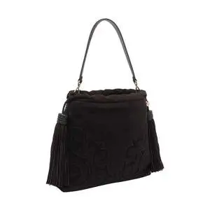 Etro Medium Kalispera Bag With Tassels - Black