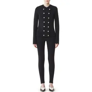 LANVIN Mesh Leggings - Black