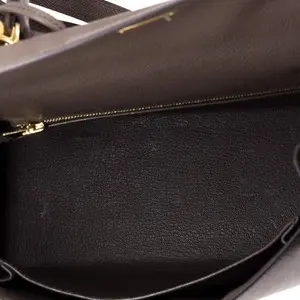 Hermès Kelly Handbag Epsom With Gold Hardware 25 - Grey