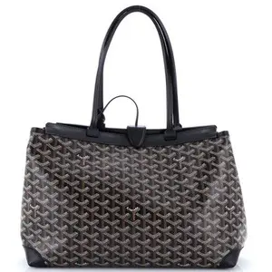 Goyard Bellechasse Bag Coated Canvas Pm - Black
