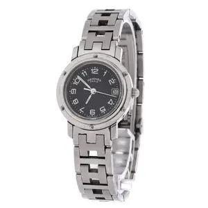 Hermès Clipper Quartz Watch Stainless Steel 24