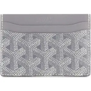 Goyard Saint Sulpice Card Holder Coated Canvas - Grey