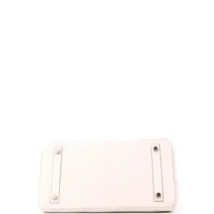 Hermès Birkin Handbag Light Togo With Gold Hardware 30 - White