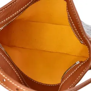 Goyard Hirondelle Shoulder Bag Coated Canvas And Leather