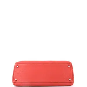 Hermès Kelly Amazone Handbag Orange Togo With Palladium Hardware 35 - Red