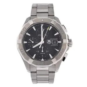 TAG HEUER Aquaracer 300m Calibre 16 Chronograph Automatic Watch Stainless Steel 43 - Metallic Silver