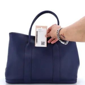Hermès Garden Party Tote Leather 36 - Blue