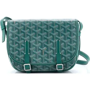 Goyard Belvedere Messenger Bag Coated Canvas Pm - Green