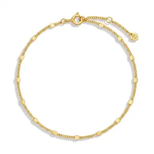 IN SEASON JEWELRY 14k Over Sterling Silver Mirror Chain Bracelet - Gold