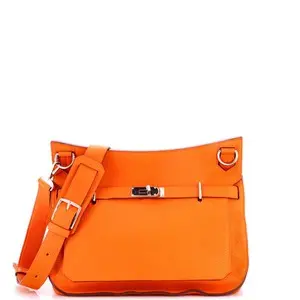 Hermès Jypsiere Bag Clemence 37 - Orange