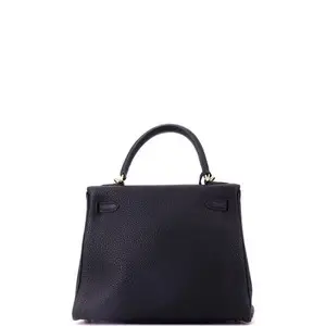 Hermès Kelly Handbag Togo With Gold Hardware 25