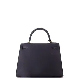 Hermès Kelly Handbag Epsom With Gold Hardware 28 - Black