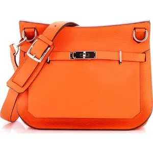 Hermès Jypsiere Bag Clemence 28 - Orange