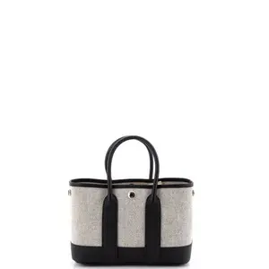 Hermès Neo Garden Tote Toile And Leather 23