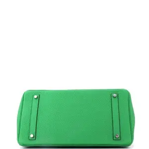 Hermès Birkin Handbag Togo With Palladium Hardware 35 - Green