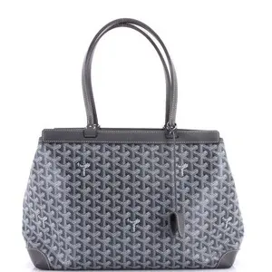 Goyard Bellechasse Bag Coated Canvas Pm - Grey