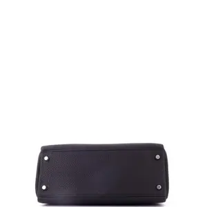 Hermès Kelly Handbag Togo With Palladium Hardware 28 - Black