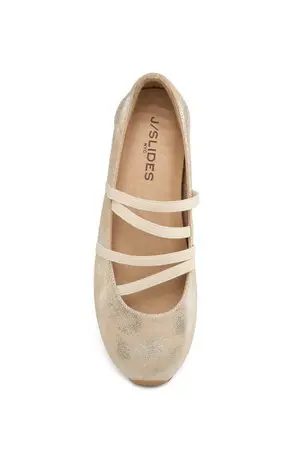 J/SLIDES NYC Pixie Ballet Flat - Sand