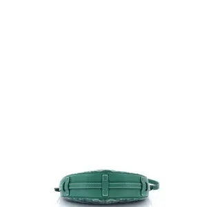Goyard Hirondelle Shoulder Bag Coated Canvas And Leather - Green