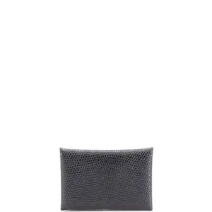 Hermès Calvi Card Holder Lizard