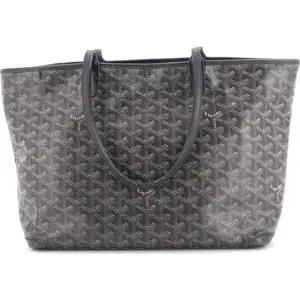 Goyard Artois Tote Coated Canvas Pm - Black
