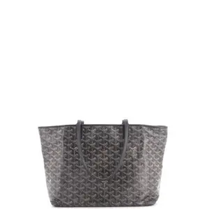 Goyard Artois Tote Coated Canvas Pm - Black