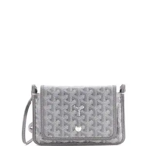 Goyard Plumet Clutch Wallet Coated Canvas - Grey