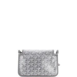 Goyard Plumet Clutch Wallet Coated Canvas - Grey