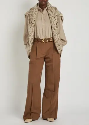 Brunello Cucinelli Embellished Wool Shirt