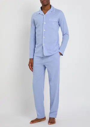 Polo Ralph Lauren Logo-embroidered Cotton Pyjama Set