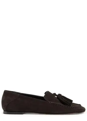 Dear Frances Drew Tassel Suede Loafers