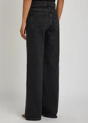 ANINE BING Hugh Wide-leg Jeans