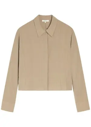 Vince Woven Shirt - Beige