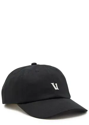 Vuori Dad Logo-embroidered Cotton Cap - Black