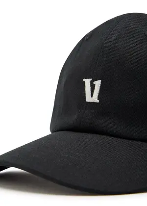 Vuori Dad Logo-embroidered Cotton Cap - Black